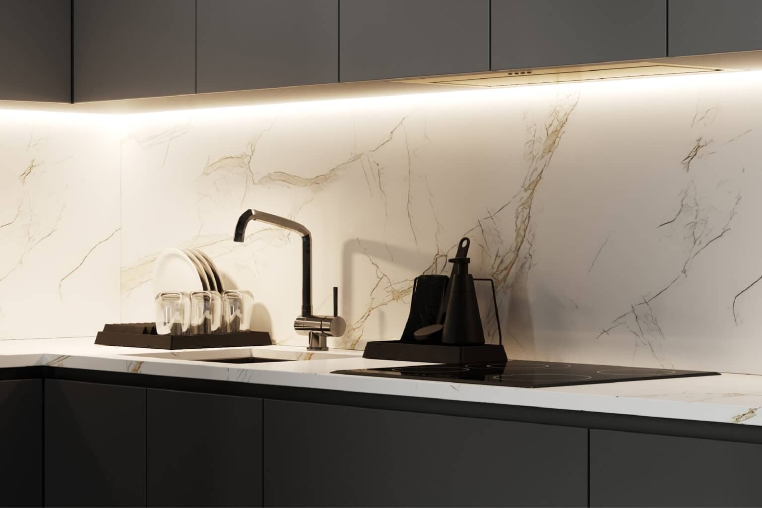 Glass Backsplashes Seattle | Modern, Easy-to-Clean Walls