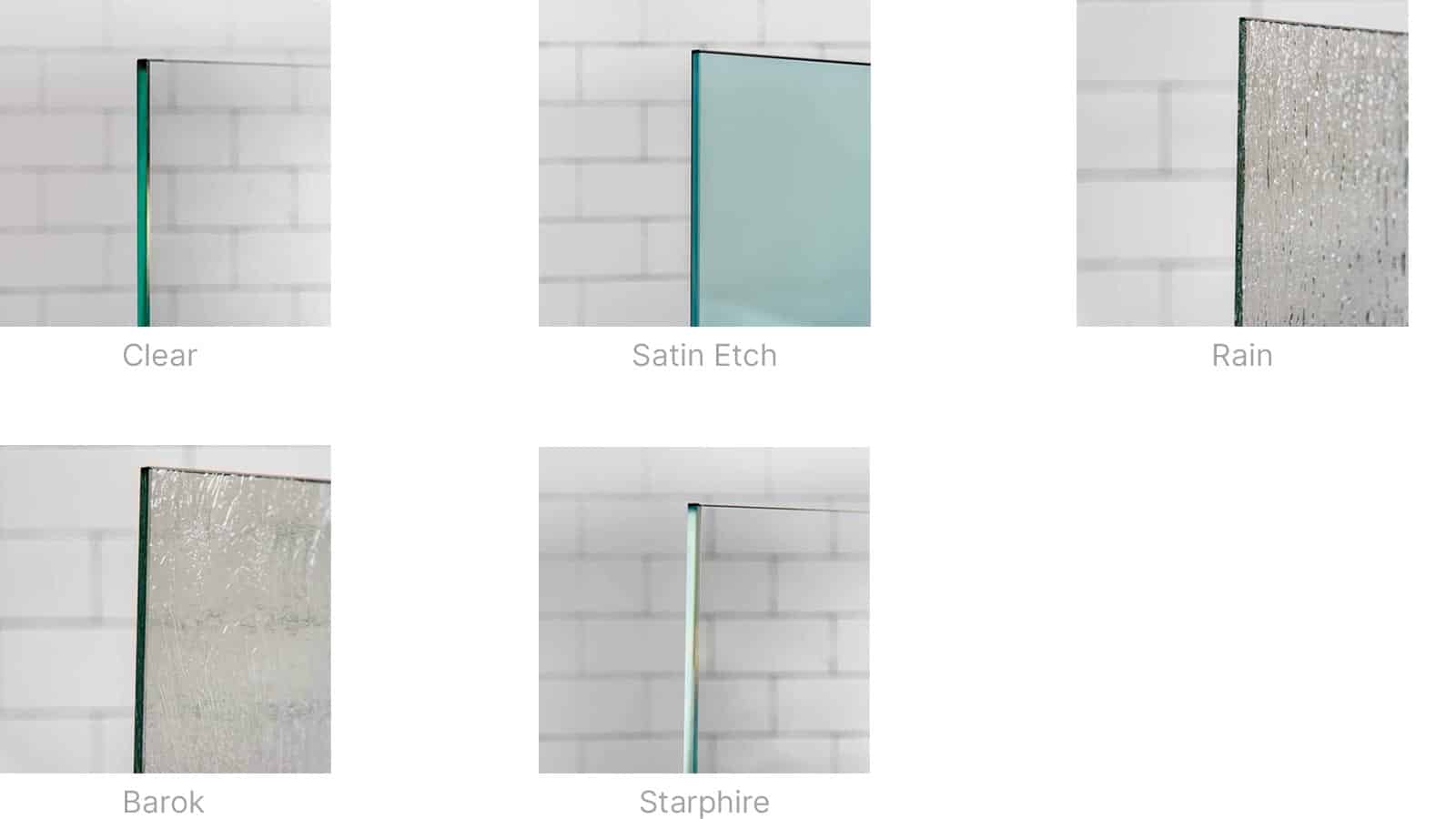 Shower Door Glass Types | Shower Door Specialties Blog